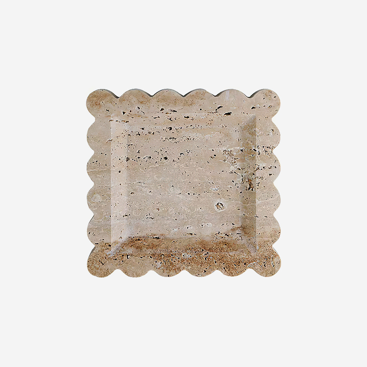 Kira Scalloped Stone Display Tray – MUNKEN