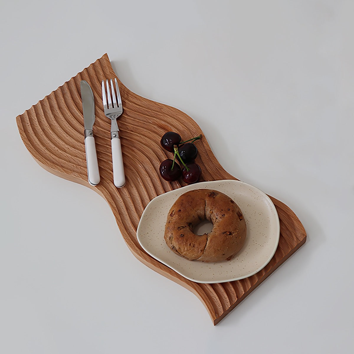 Orvar Ribbed Wood Serving Board – MUNKEN