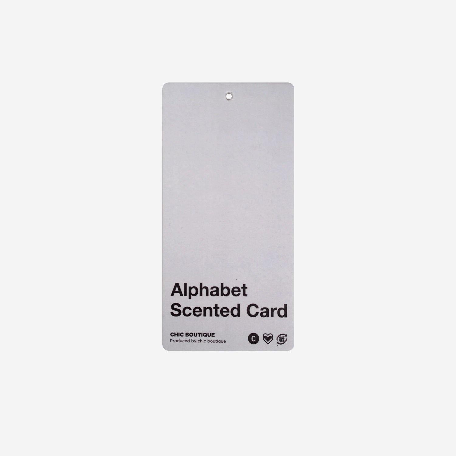 Alphabet Scented Card – MUNKEN
