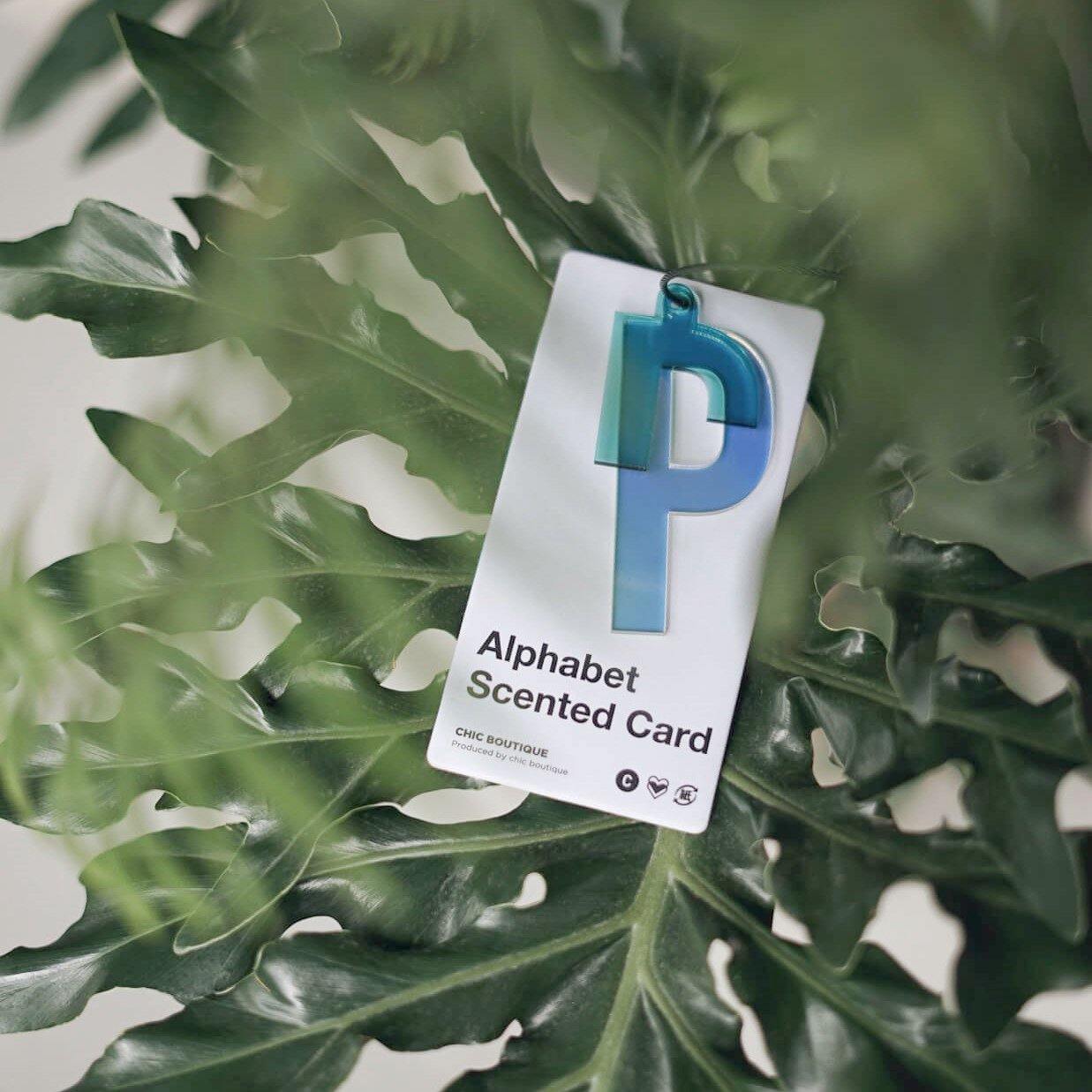 Alphabet Scented Card – MUNKEN