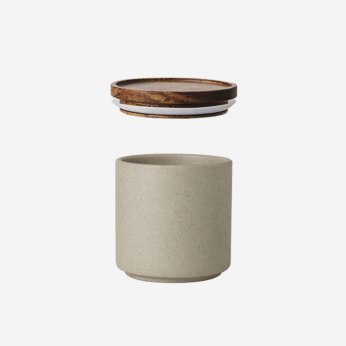 Acacia Lid Storage Jar Set – MUNKEN