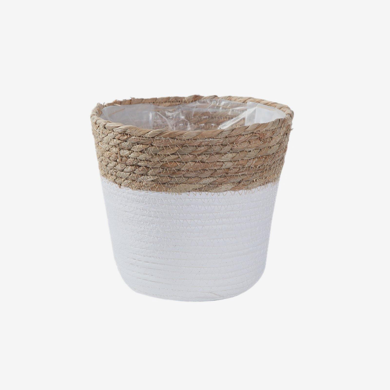 Korg Rattan Basket in White – MUNKEN
